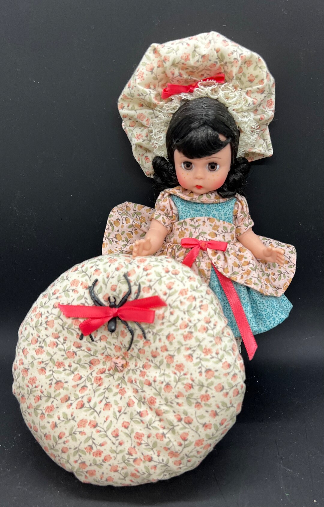 Vintage Little Miss Muffet Madame Alexander 8” Doll on Tuffet - Etsy