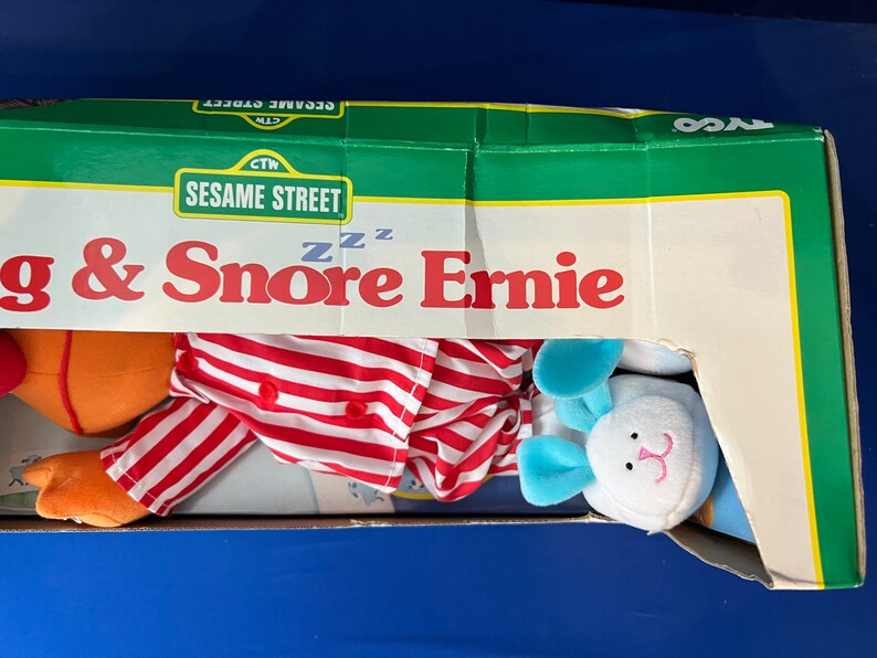 Vintage Sesame Street Sing & Snore Ernie by Tyco New in Box - Etsy