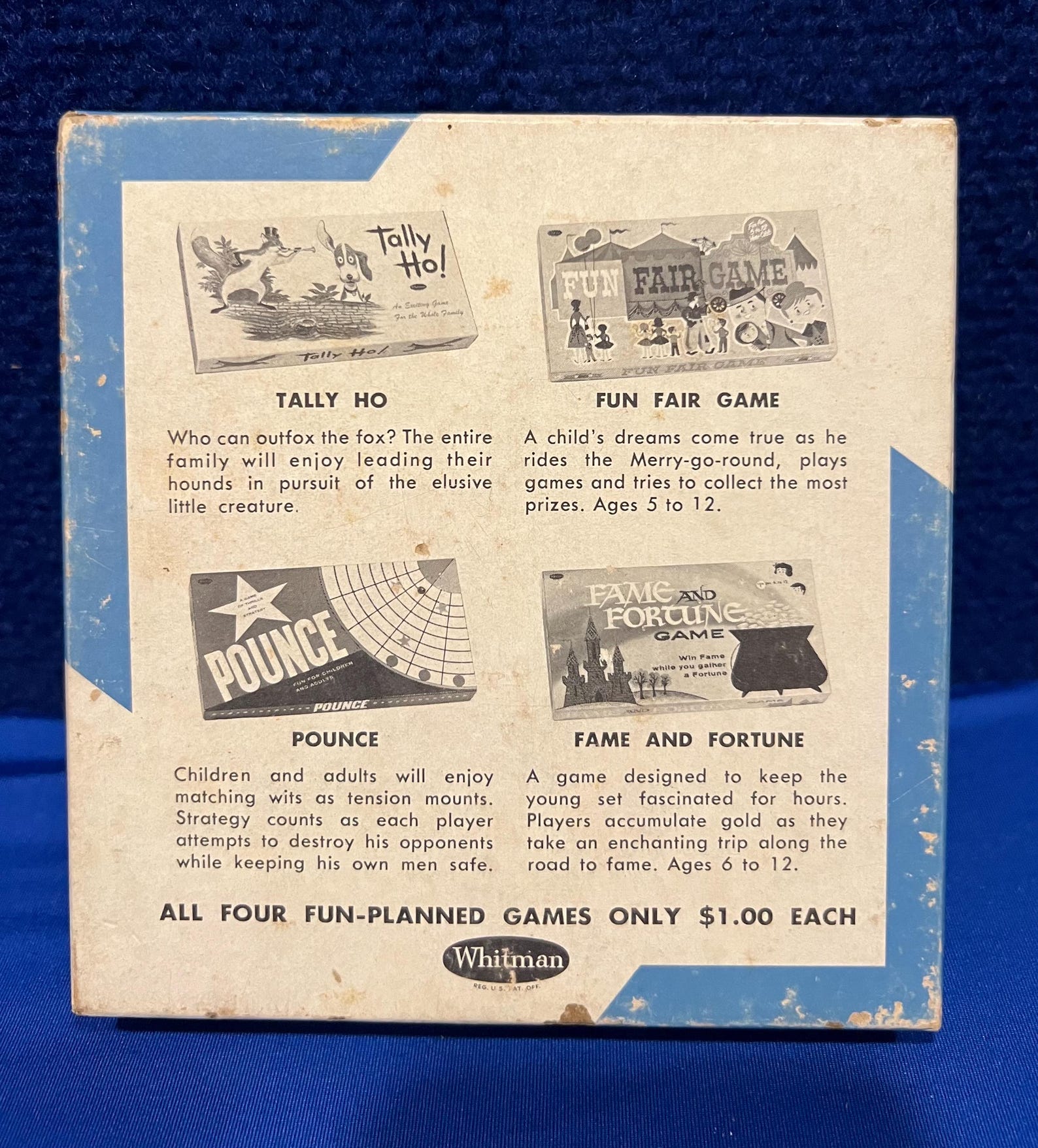 Rare Totally Intact Treasure Kit of Six Card Games in Original ...