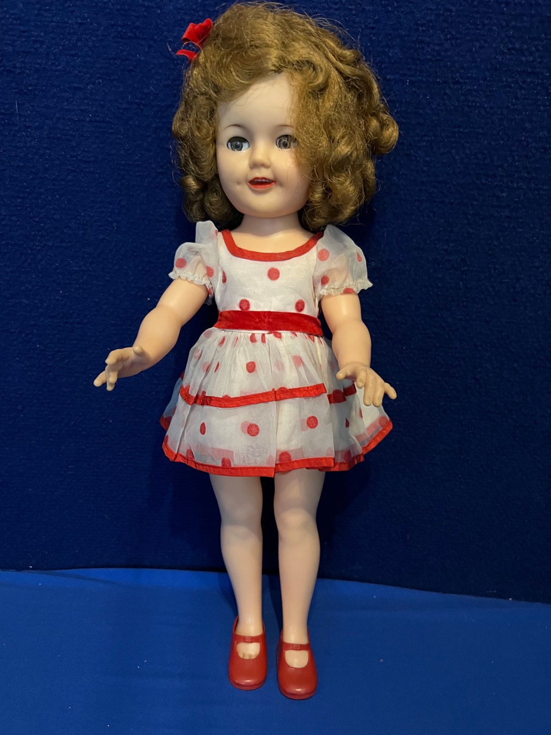 1950’s Shirley Temple 17” Vintage Doll in Original Dress by Ideal - Etsy