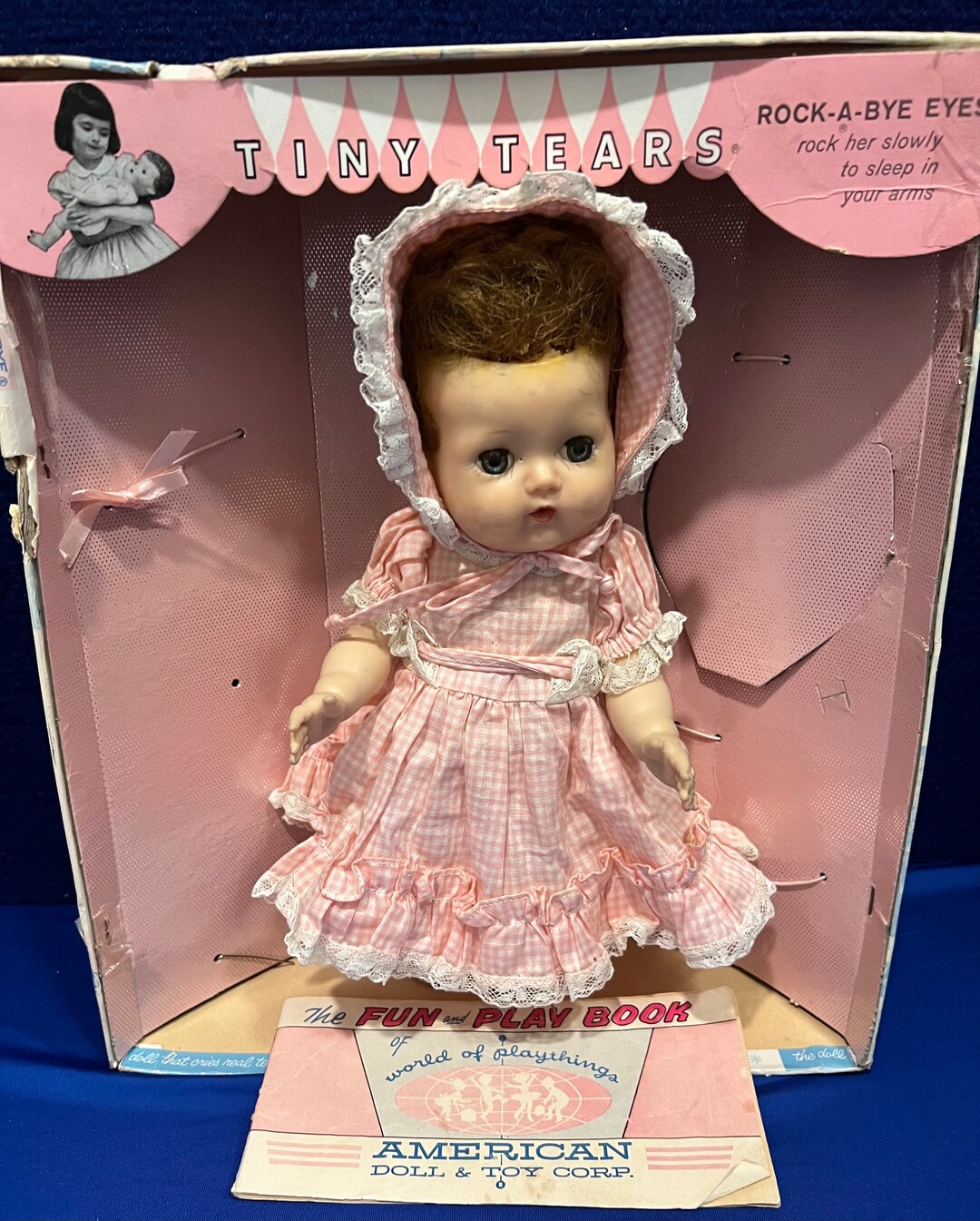 1950s American Character Tiny Tears 12 Drink & Wet Baby Doll With ...