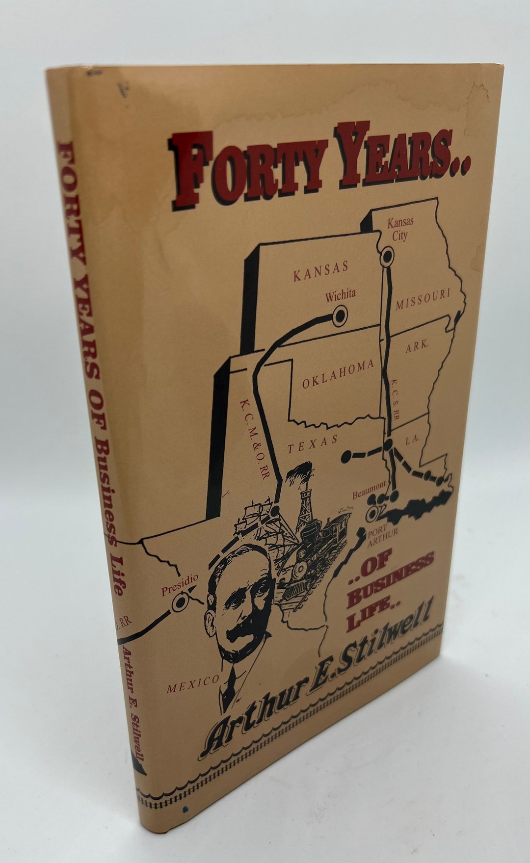 Book Forty Years .. of Business Life .. Arthur E. Stilwell - Etsy