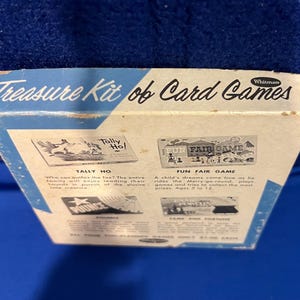 Rare Totally Intact Treasure Kit of Six Card Games in Original ...