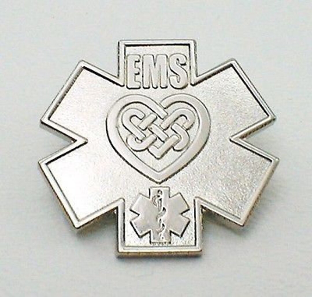 Celtic Heart Ems Emt Pin Irish Ireland First Responder - Etsy