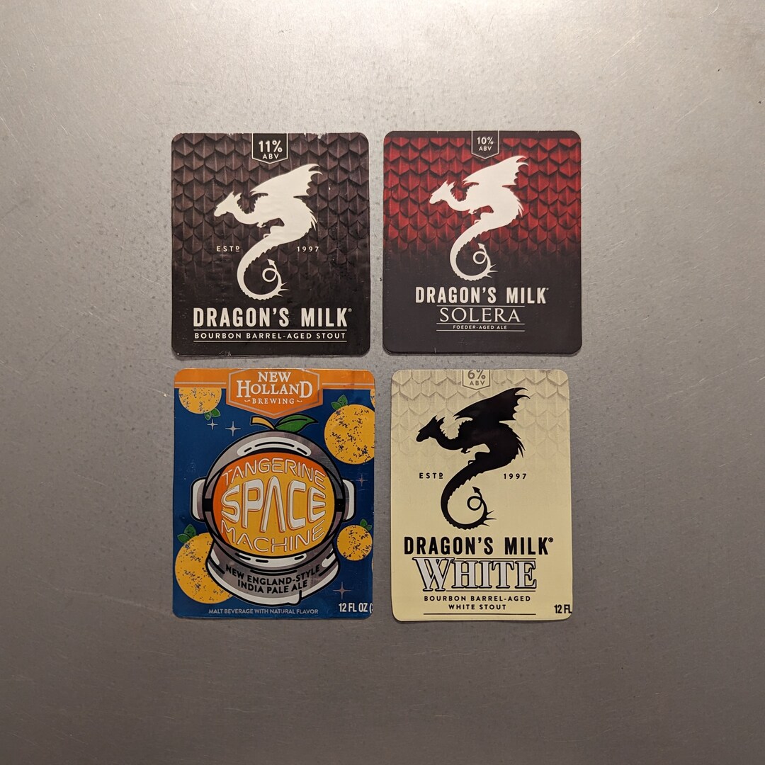 Craft Beer Magnet New Holland Brewing Dragon's Milk Bourbon Barrel-aged ...