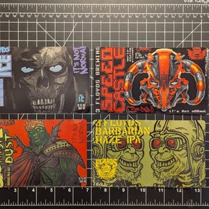 Craft Beer Magnet 3 Three Floyds Zombie Dust, Ice, Speed Castle ...