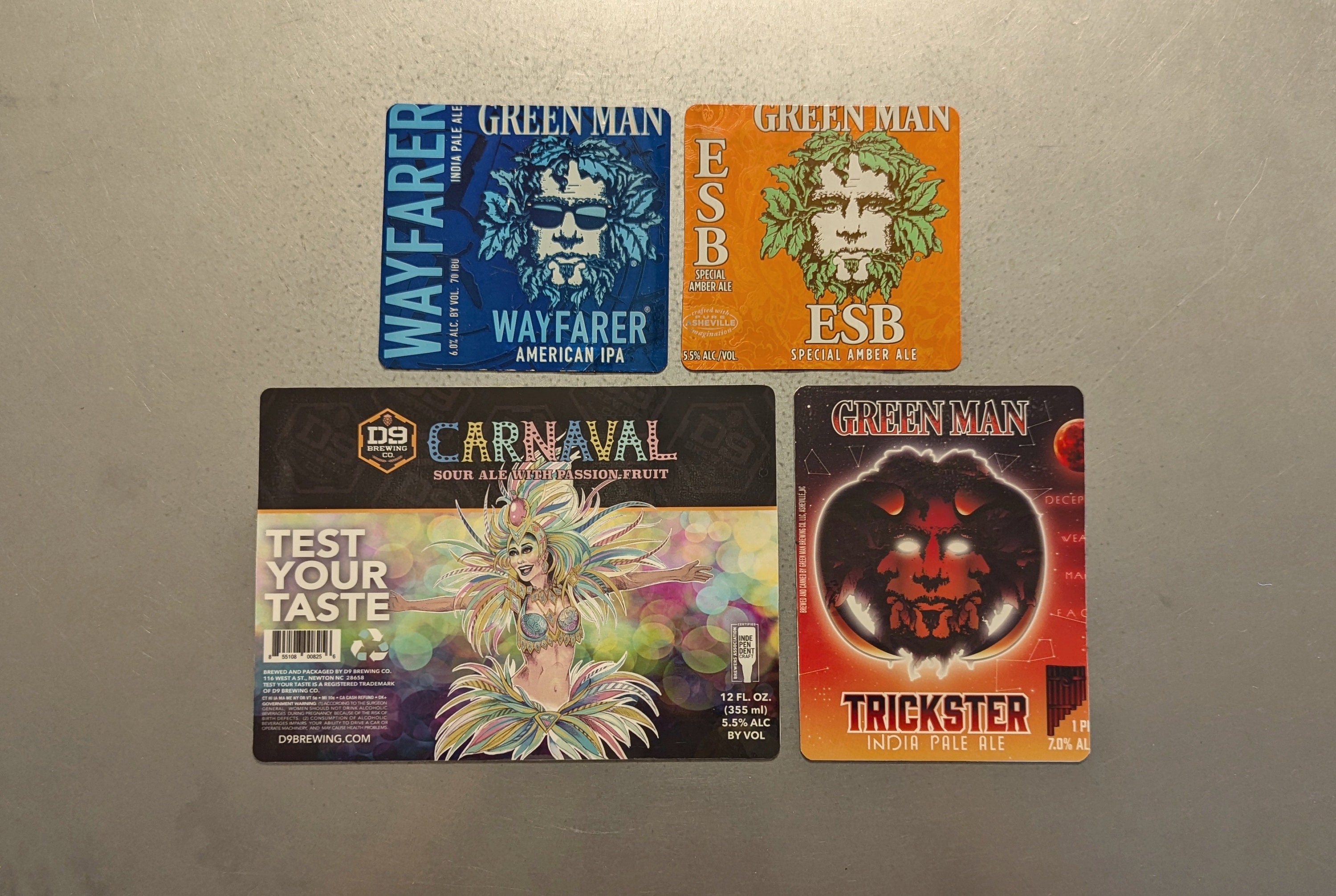Craft Beer Magnet Green Man Brewing Wayfarer American IPA India Pale ...