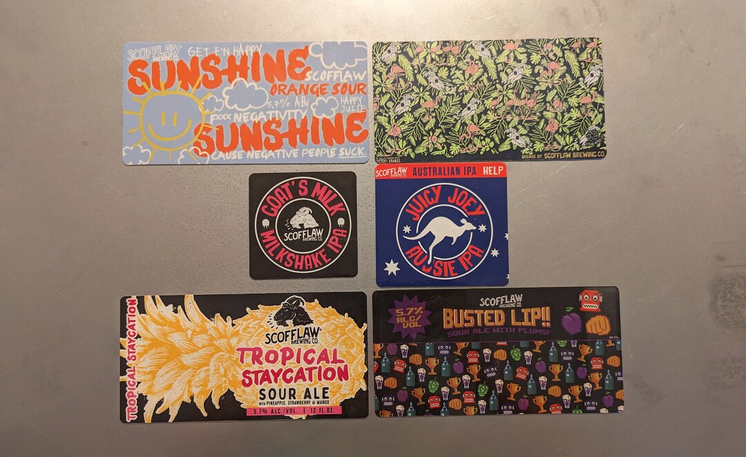 Craft Beer Magnet Scofflaw Brewing Goat's Milk Milkshake IPA, Dirty ...