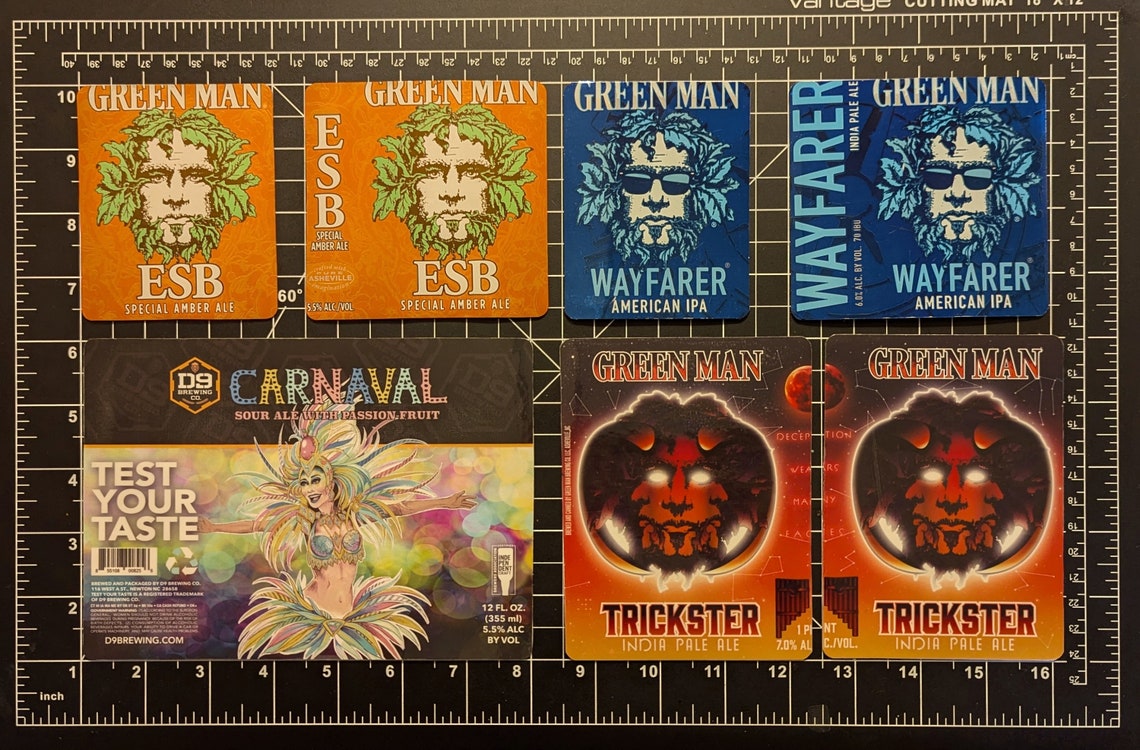 Craft Beer Magnet Green Man Brewing Wayfarer American IPA India Pale ...