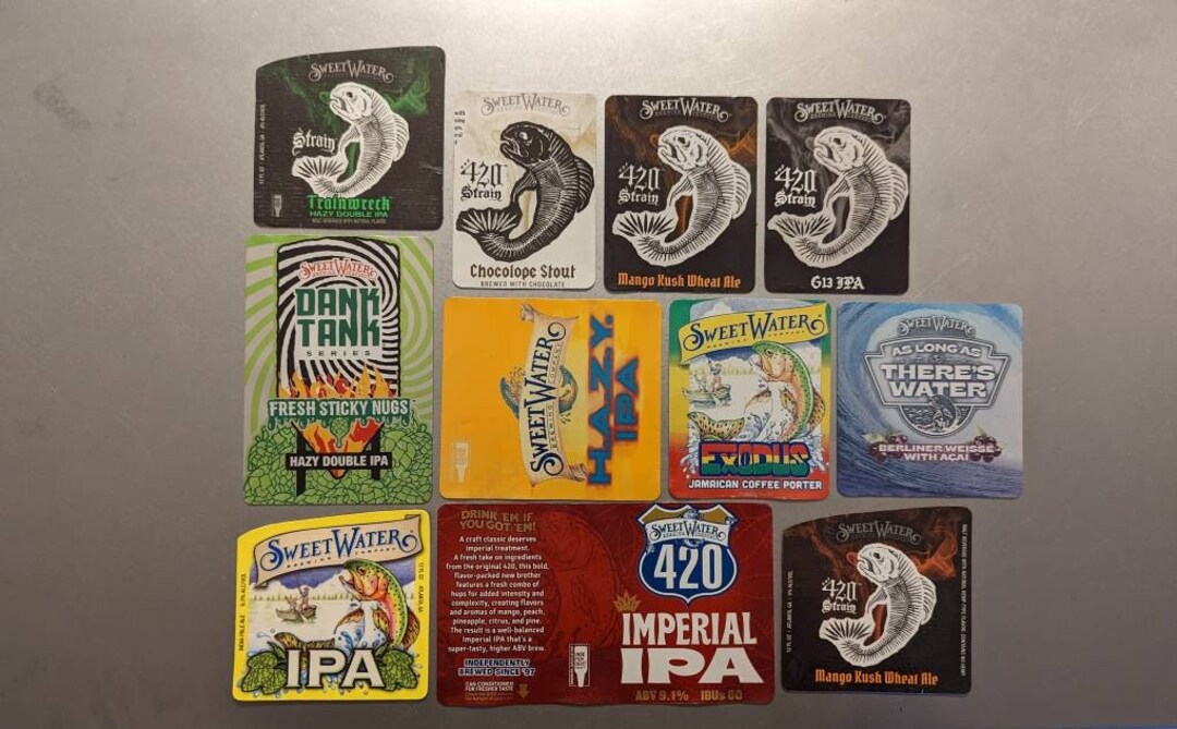 Sweetwater Sweet Water Brewing 420 Strain IPA Mango Kush - Etsy