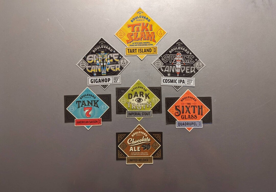 Craft Beer Magnet Boulevard Brewing Space Camper Cosmic IPA, Gigahop ...