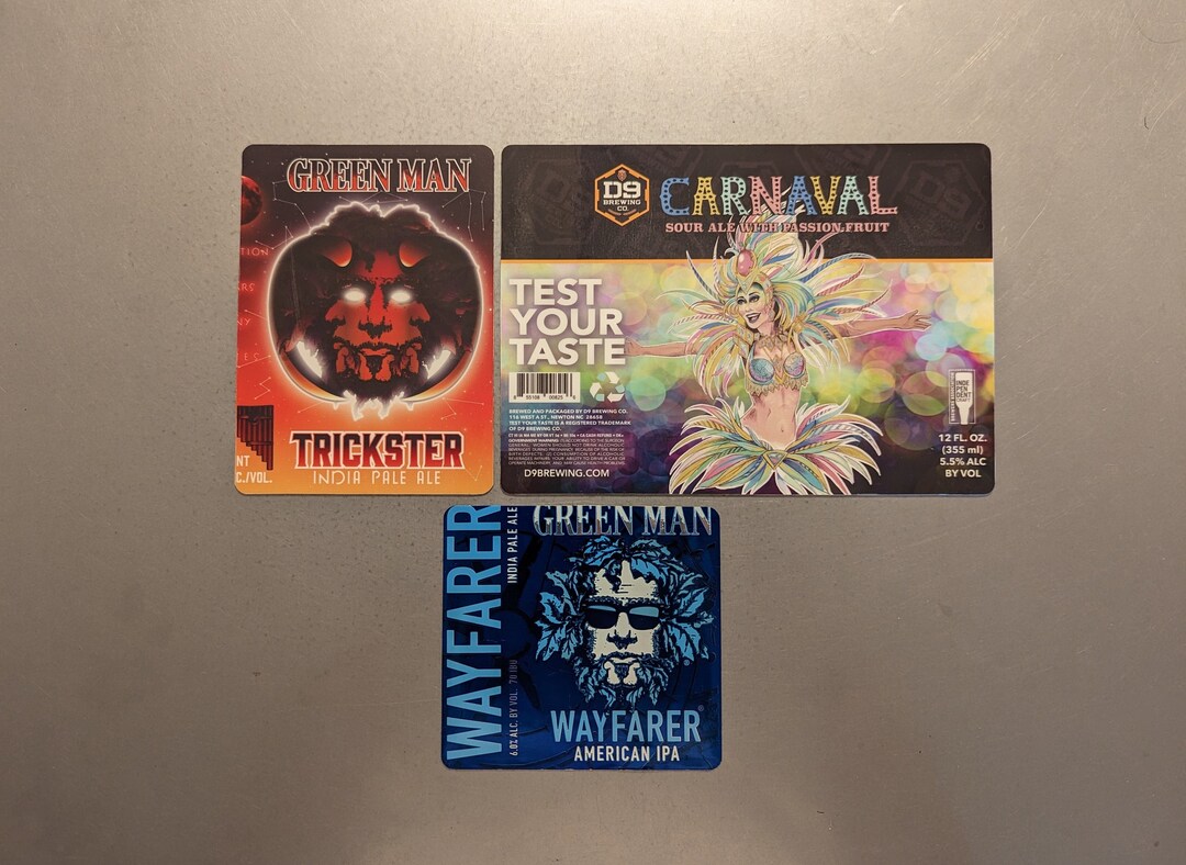 Craft Beer Magnet Green Man Brewing Wayfarer American IPA India Pale ...