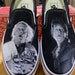 Custom Point Break Inspired Black Slip on Vans keanu Reeves / Patrick ...