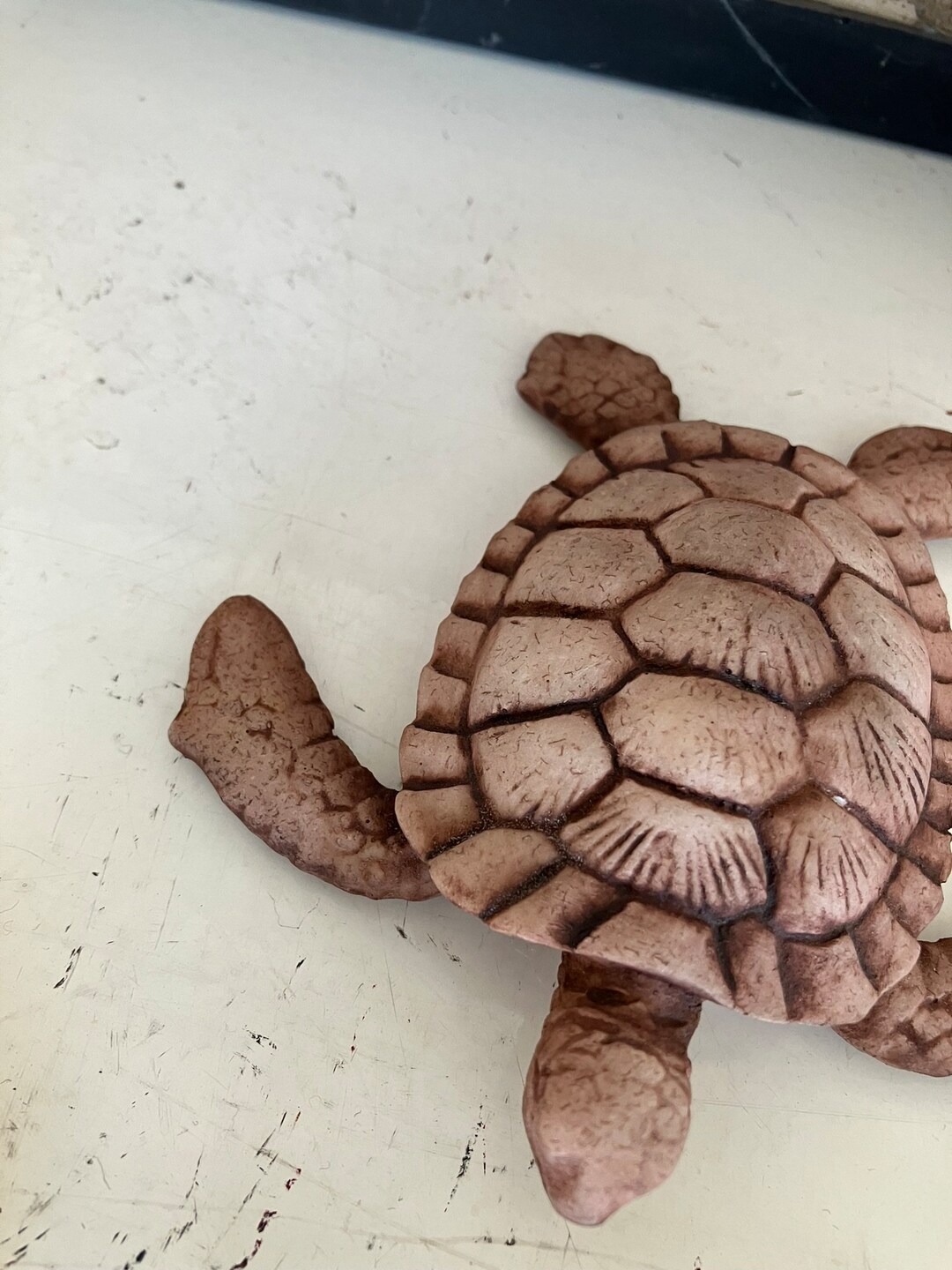4 Inch Turtle Stone Statue DIY Handcraft Figurine Ornaments Gift 2023 ...