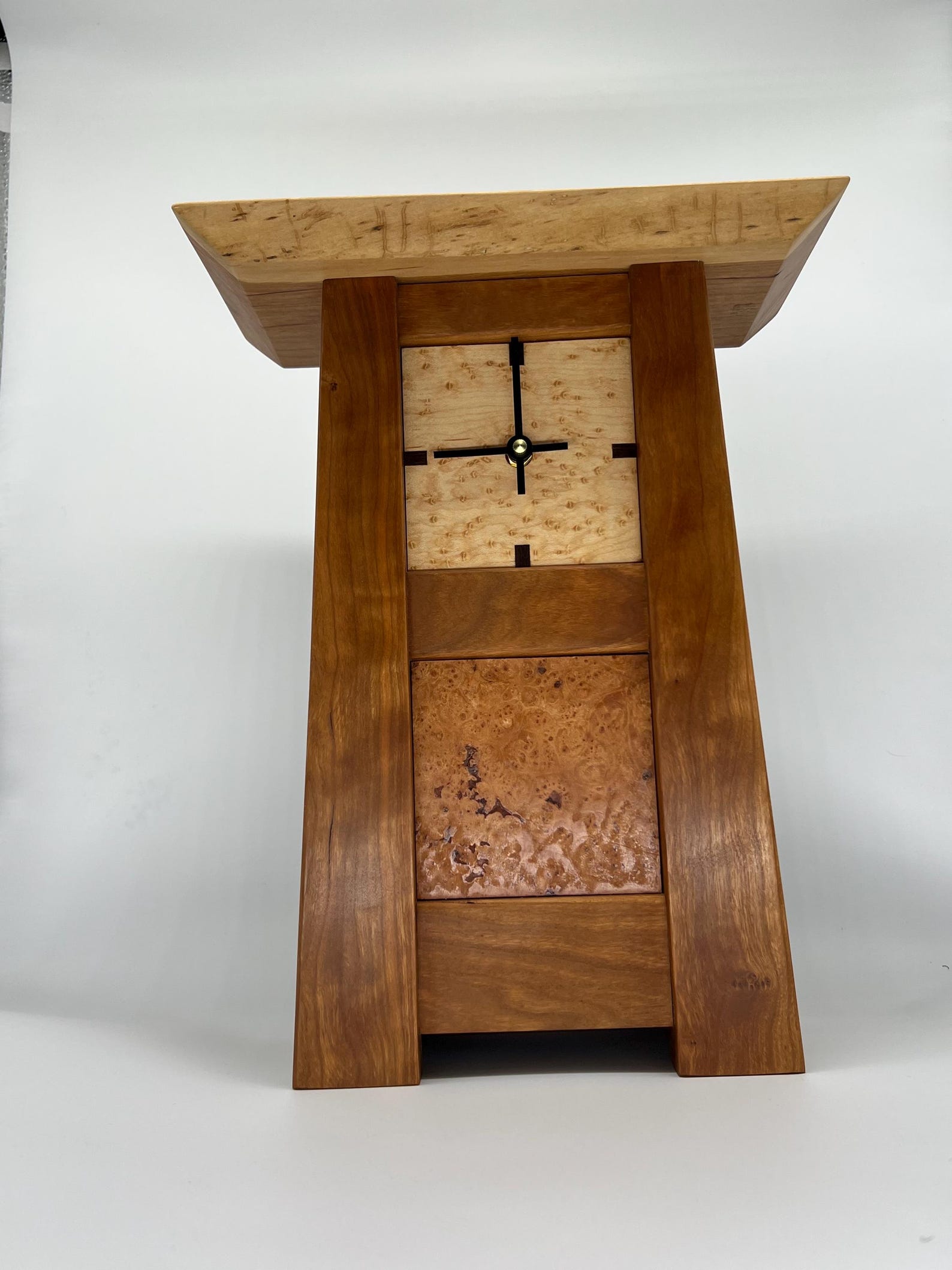 Cherry Arts and Crafts Mantle Clock - Etsy