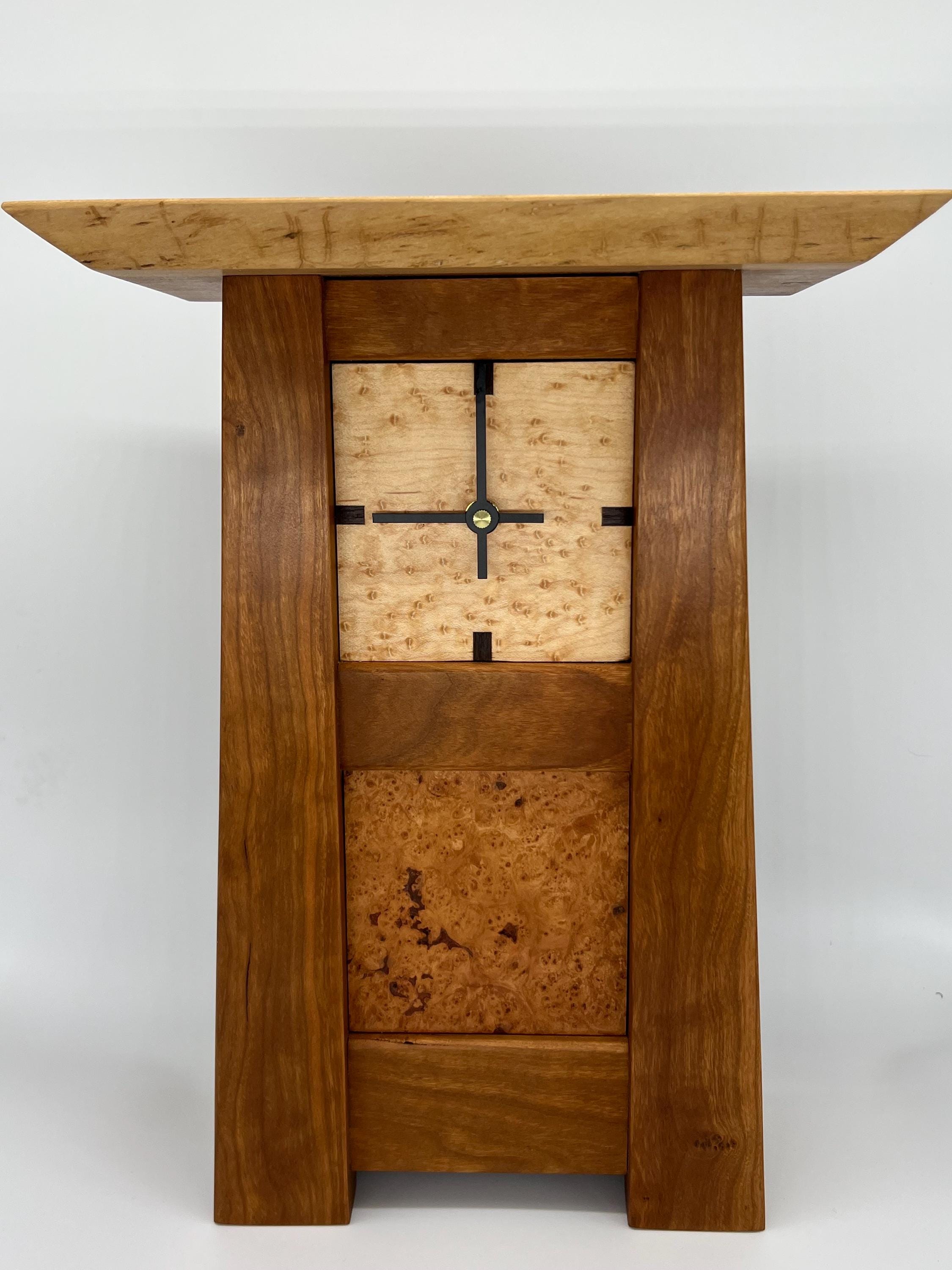 Cherry Arts and Crafts Mantle Clock - Etsy