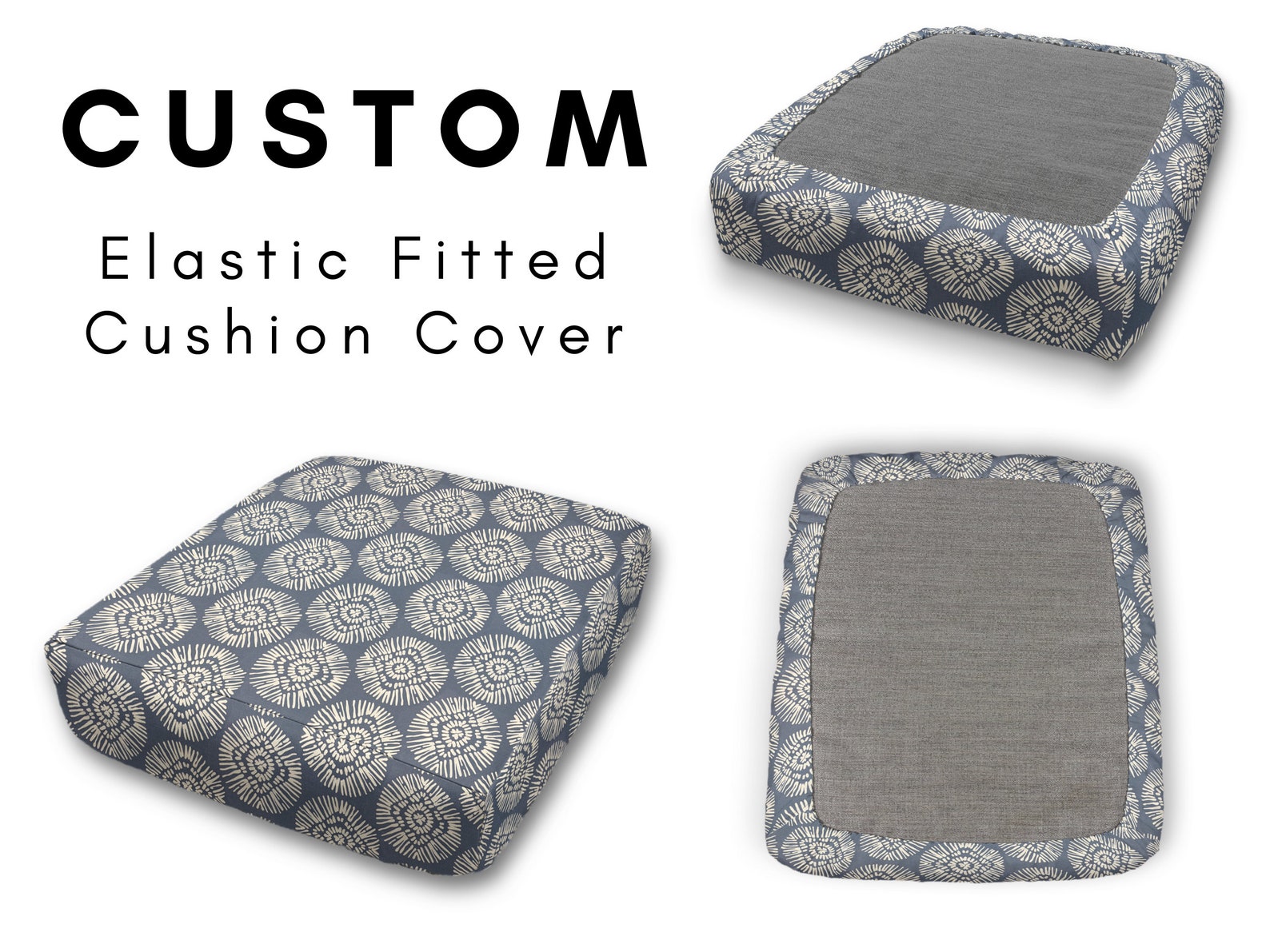 Elastic Fitted & Protective Cushion Cover for Indoor Furniture, Sofa ...
