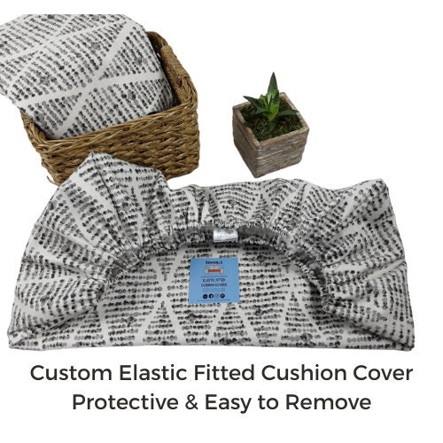 Water Fade Resistant Elastic Protective Cushion Cover - Etsy