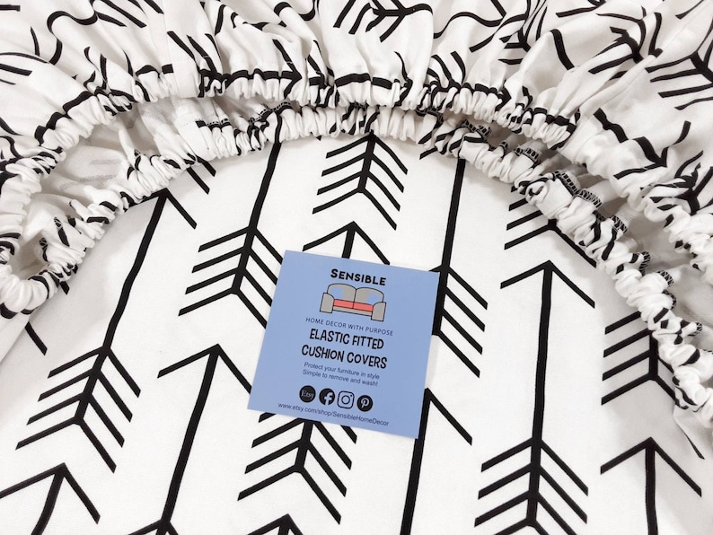 Elastic Fitted & Protective Cushion Cover for Indoor - Etsy