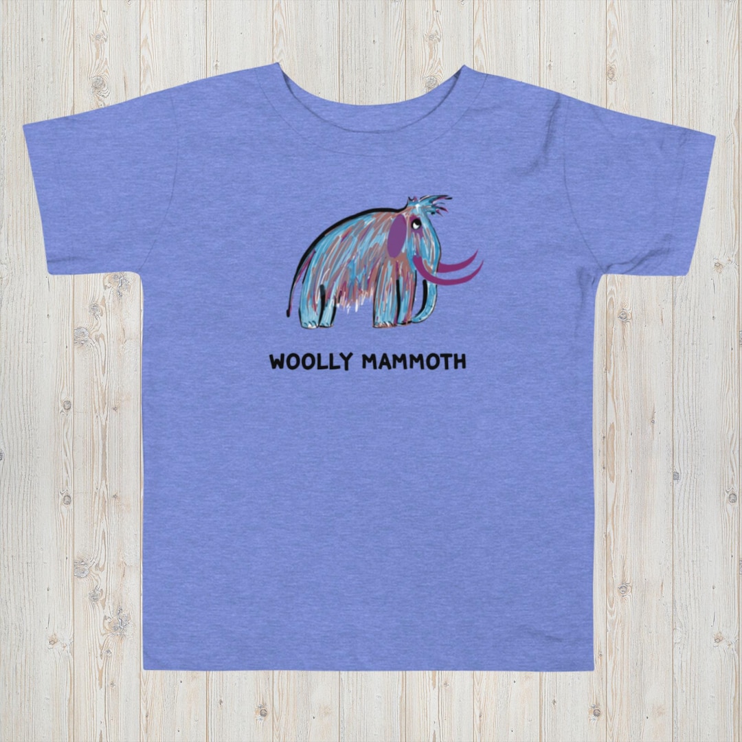 Toddler Woolly Mammoth T-shirt - Etsy