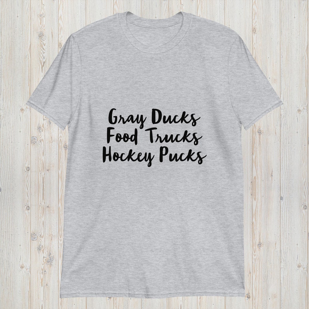 Gray Ducks, Food Trucks, Hockey Pucks -- Minnesota Unisex T-shirt - Etsy