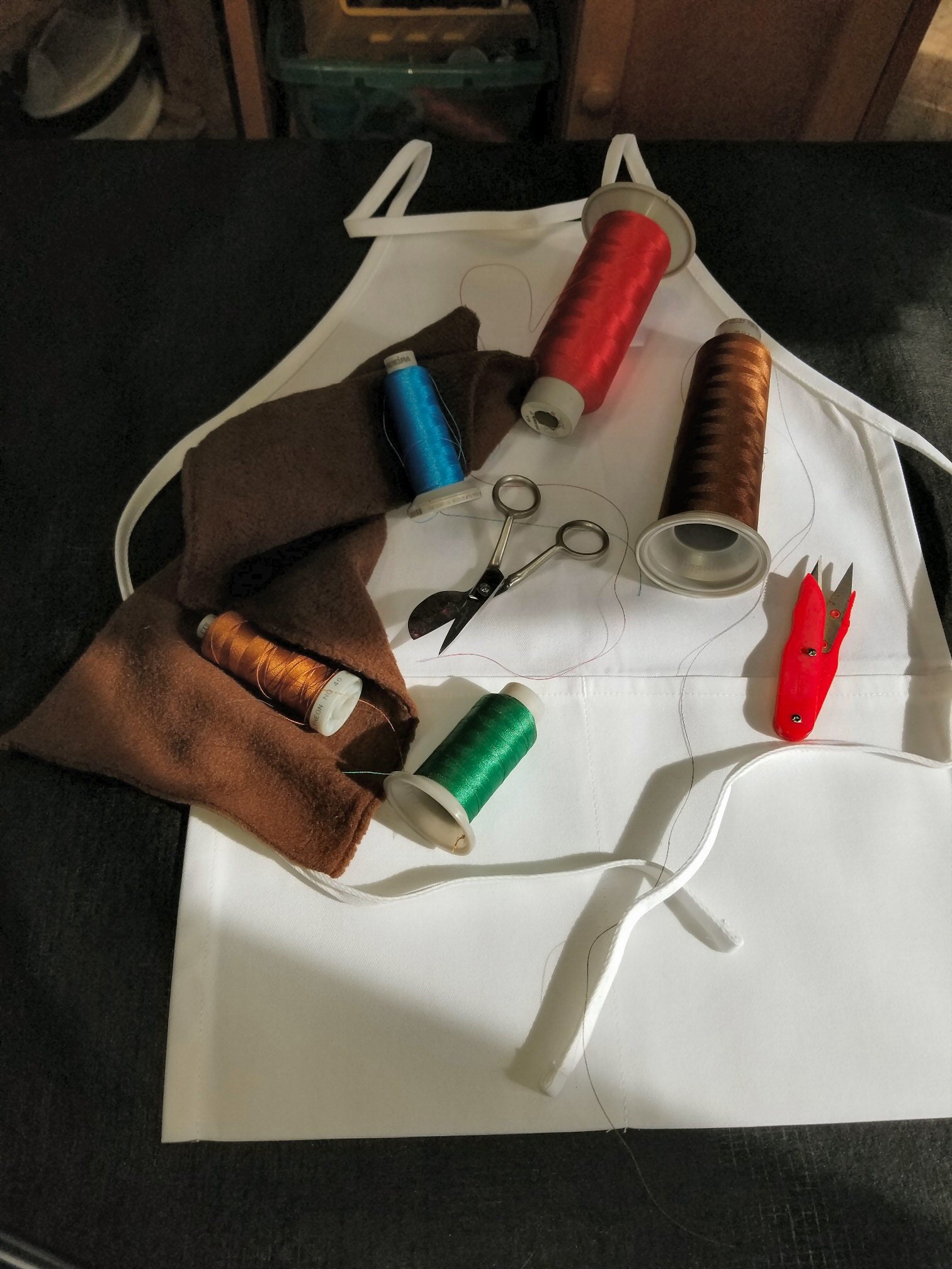 Honey Bear Applique/embroidered Pooh Logo Kid's Cooking Apron - Etsy