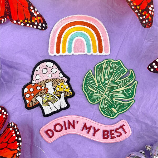 Cute Iron on Patches Pack - Etsy