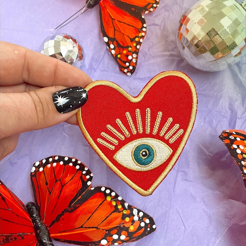 Eye Patch With Heart - Etsy