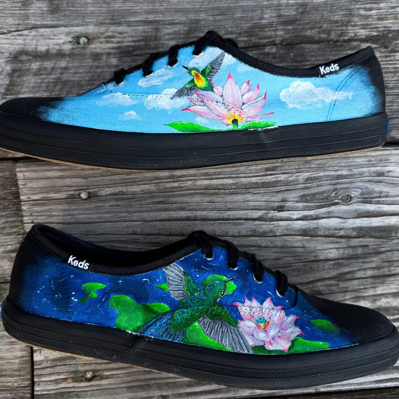 Painted Keds - Etsy
