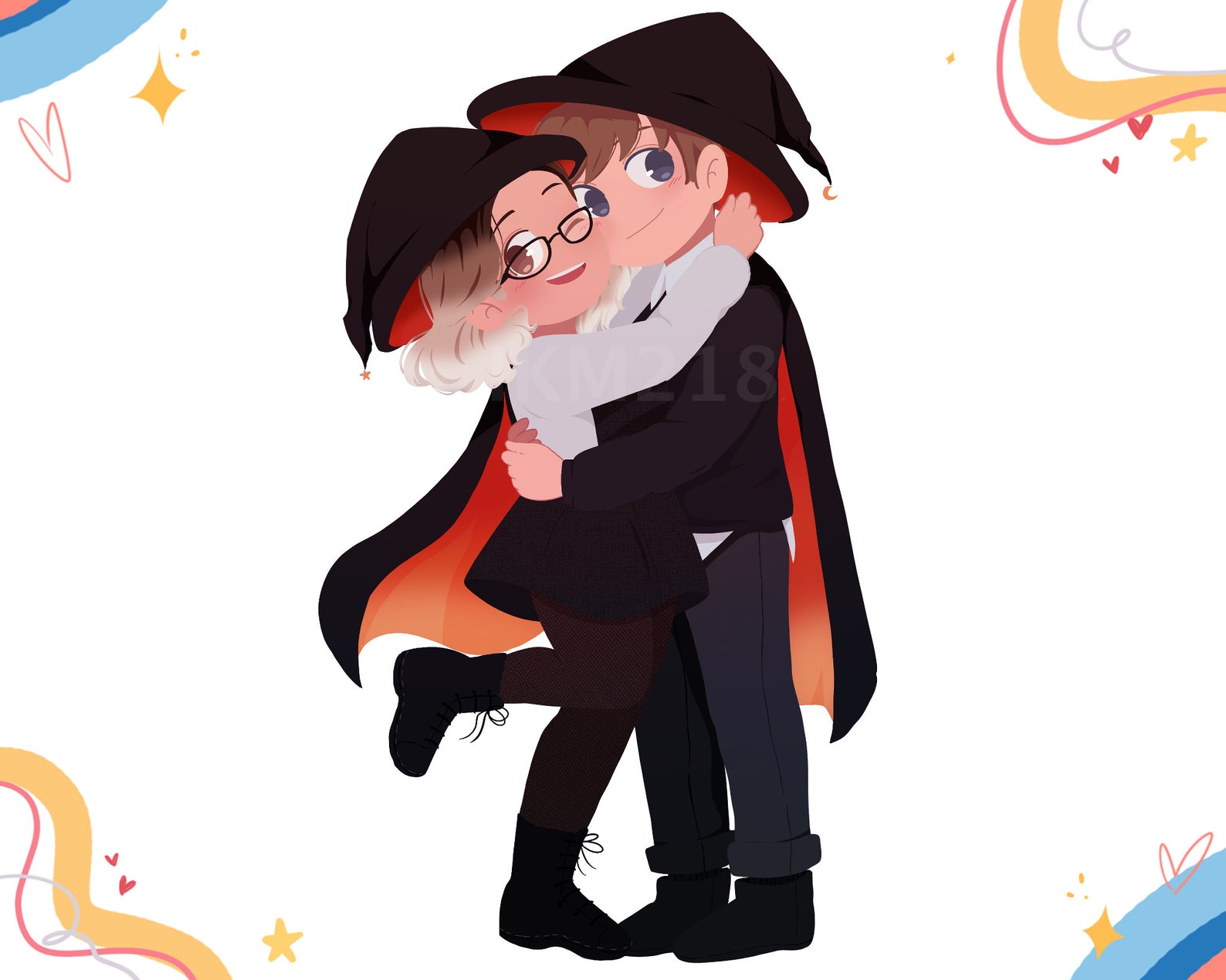 Custom Anime Art Commission Art Commission Sticker / Custom - Etsy