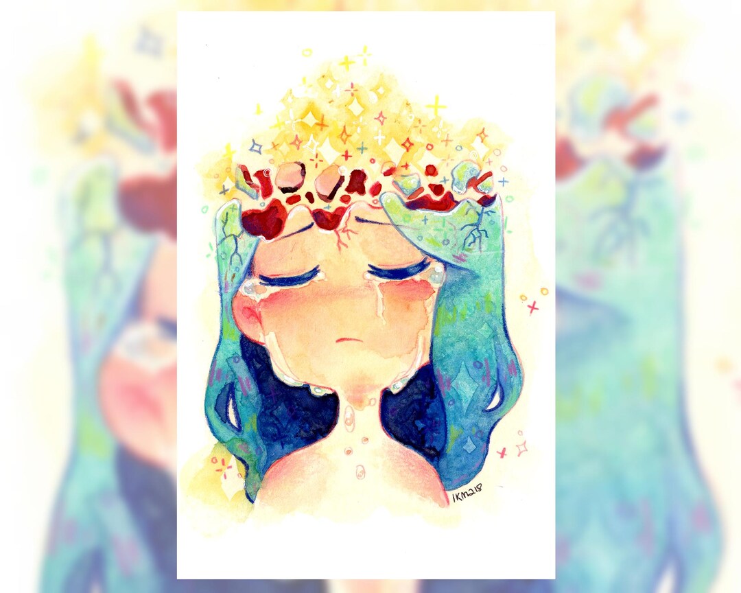 Deteriorating - 4x6 Original Art Print - Etsy