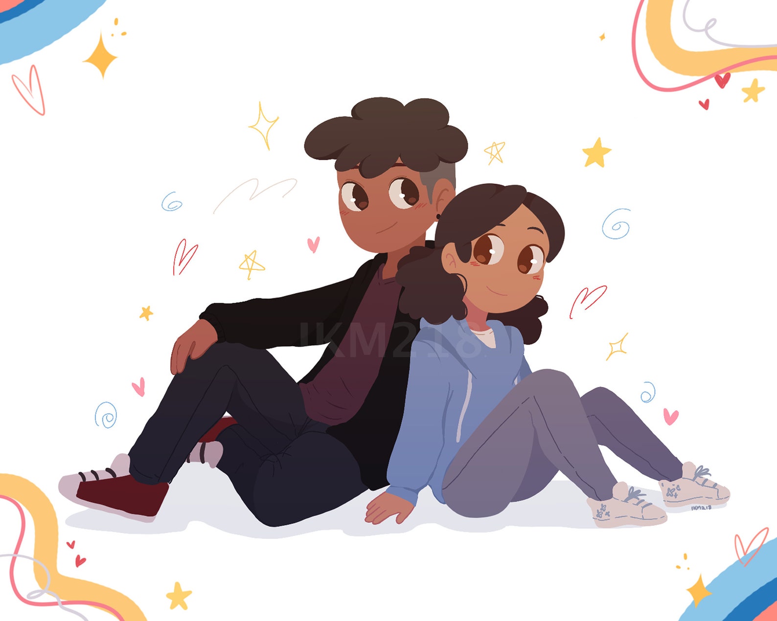 Custom Anime Art Commission Art Commission Sticker / Custom - Etsy