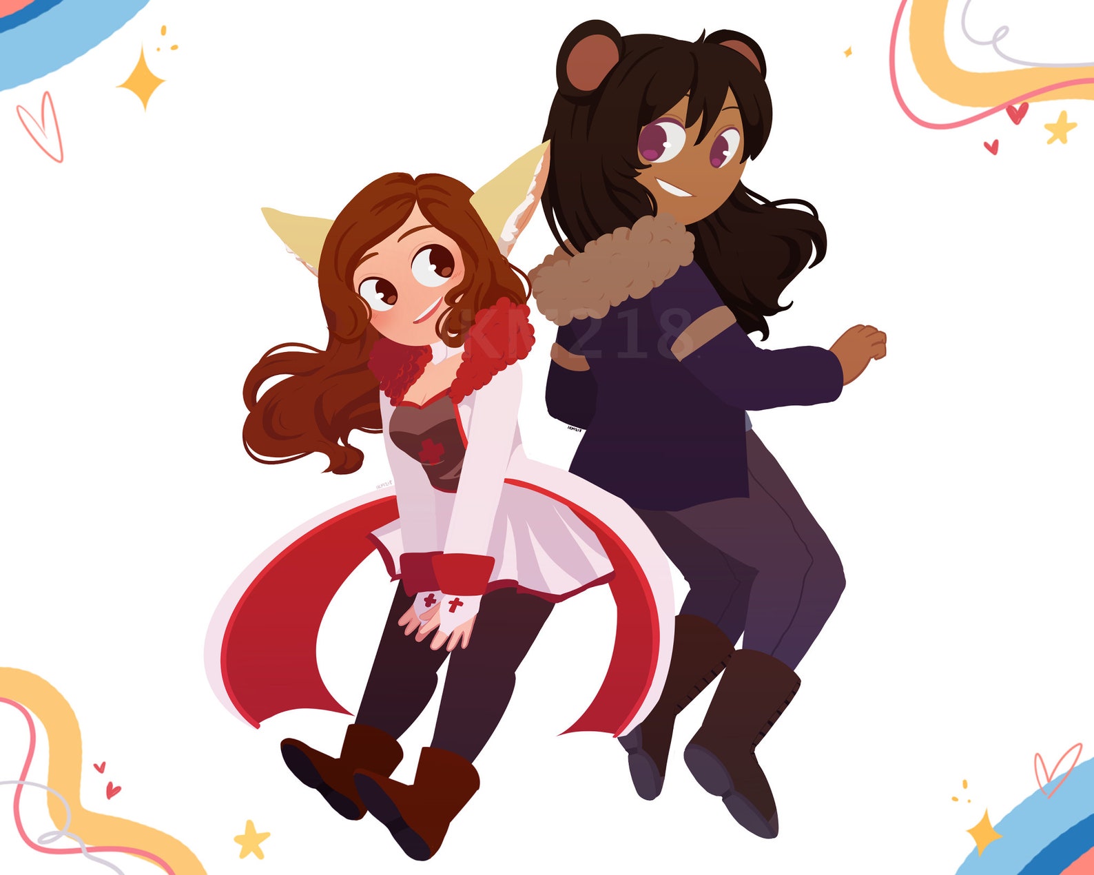 Custom Anime Art Commission Art Commission Sticker / Custom - Etsy