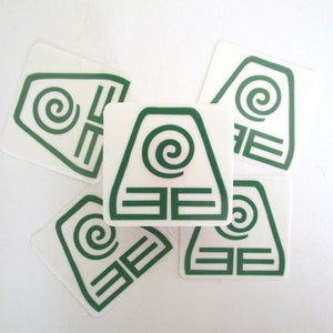 ATLA Symbols Clear stickers | Etsy