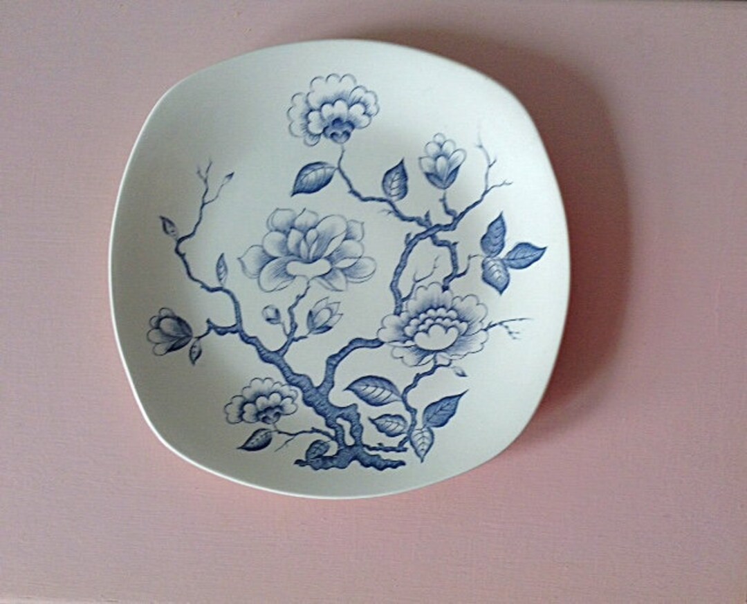 1950s Rare MIDWINTER ' Ming Tree' Dinner Plate Designed by Jessie Tait ...