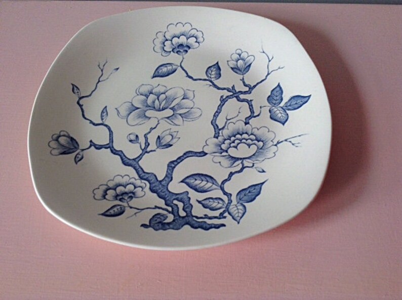 1950s Rare MIDWINTER ' Ming Tree' Dinner Plate Designed by Jessie Tait ...