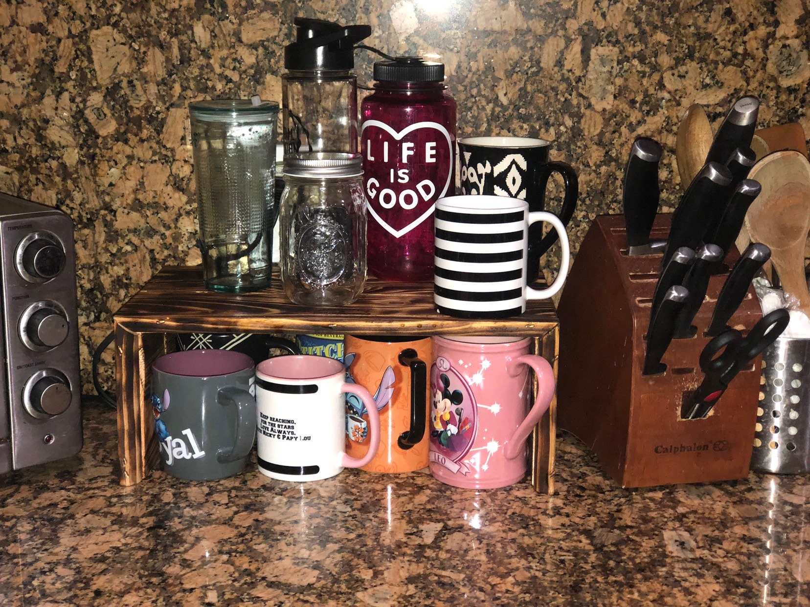 Counter Top Shelf (coffee Cups/mugs) - Etsy
