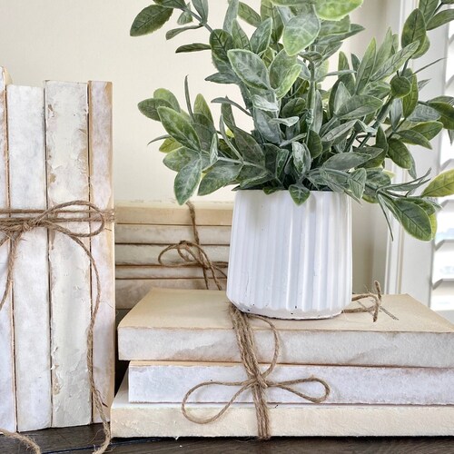 Rustic Books Farmhouse Book Book Stack Vintage Decor - Etsy