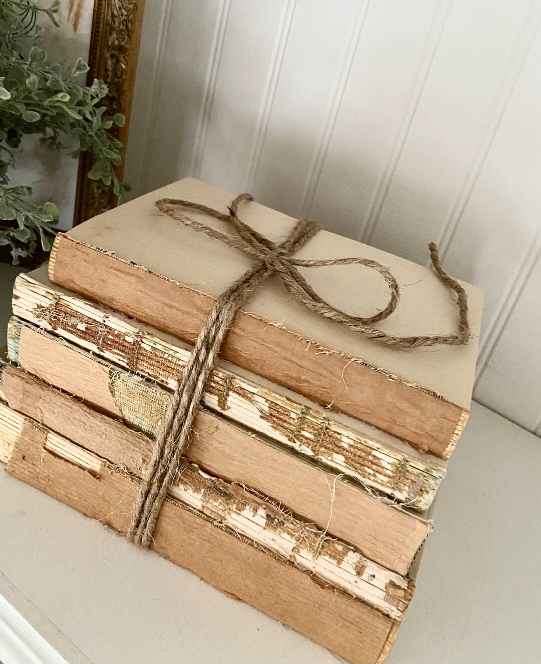 Vintage Rustic Book Centerpiece Wedding Shabby Chic Decor Vintage Book ...