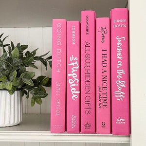 Book Decor, Aesthetic Book With Color, Seasonal Colored Book, Book for ...