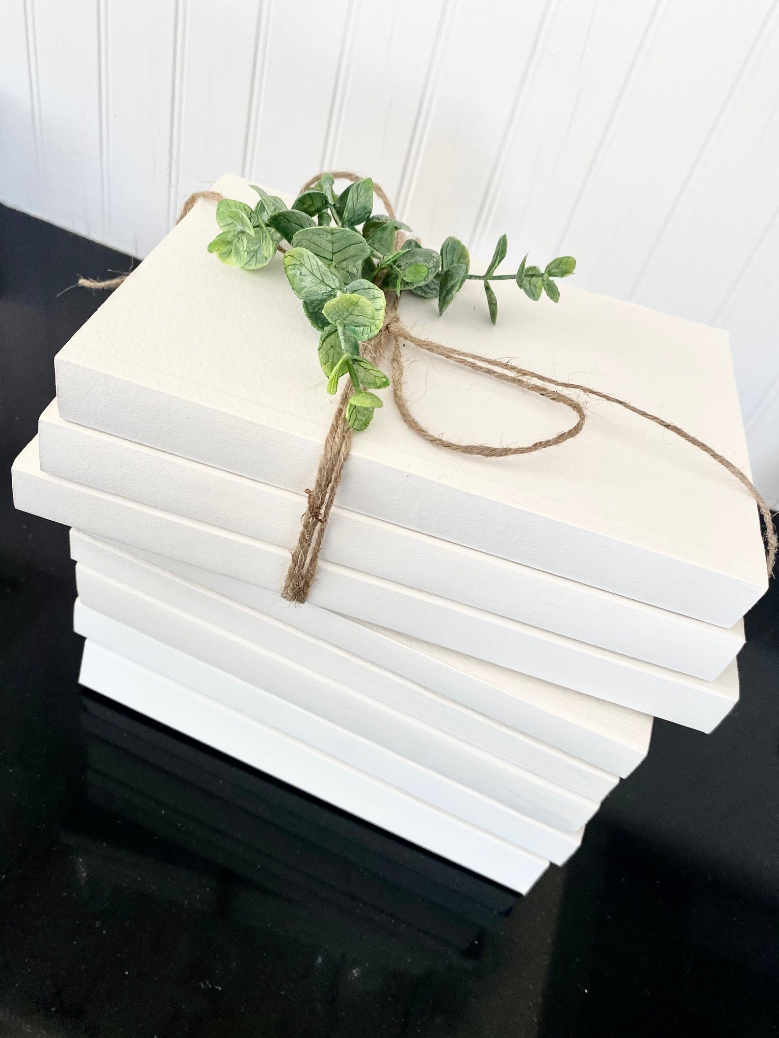 Decorative Book White Book Bookshelf Decor Coffee Table - Etsy