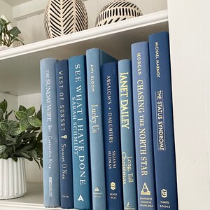 Blue Navy French Blue Books, Decorative Books, Bookshelf Decor, Table ...