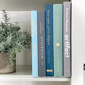 Bundle of Mixed Gray + Teal/turquoise + Books, Decorative Books ...