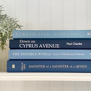 Blue Book, Staging Books, Home Decor, Decorative Books, Bookshelf Decor ...