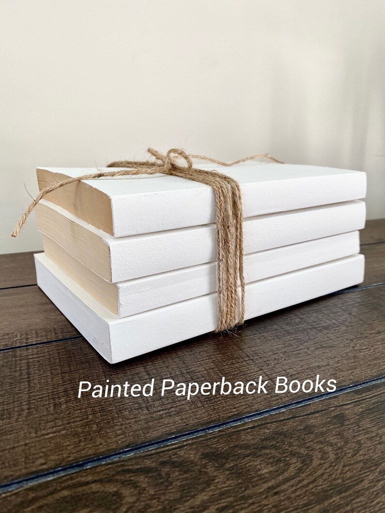 Decorative Book White Book Bookshelf Decor Coffee Table - Etsy