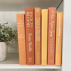 Book Decor, Aesthetic Book With Color, Seasonal Colored Book, Book for ...