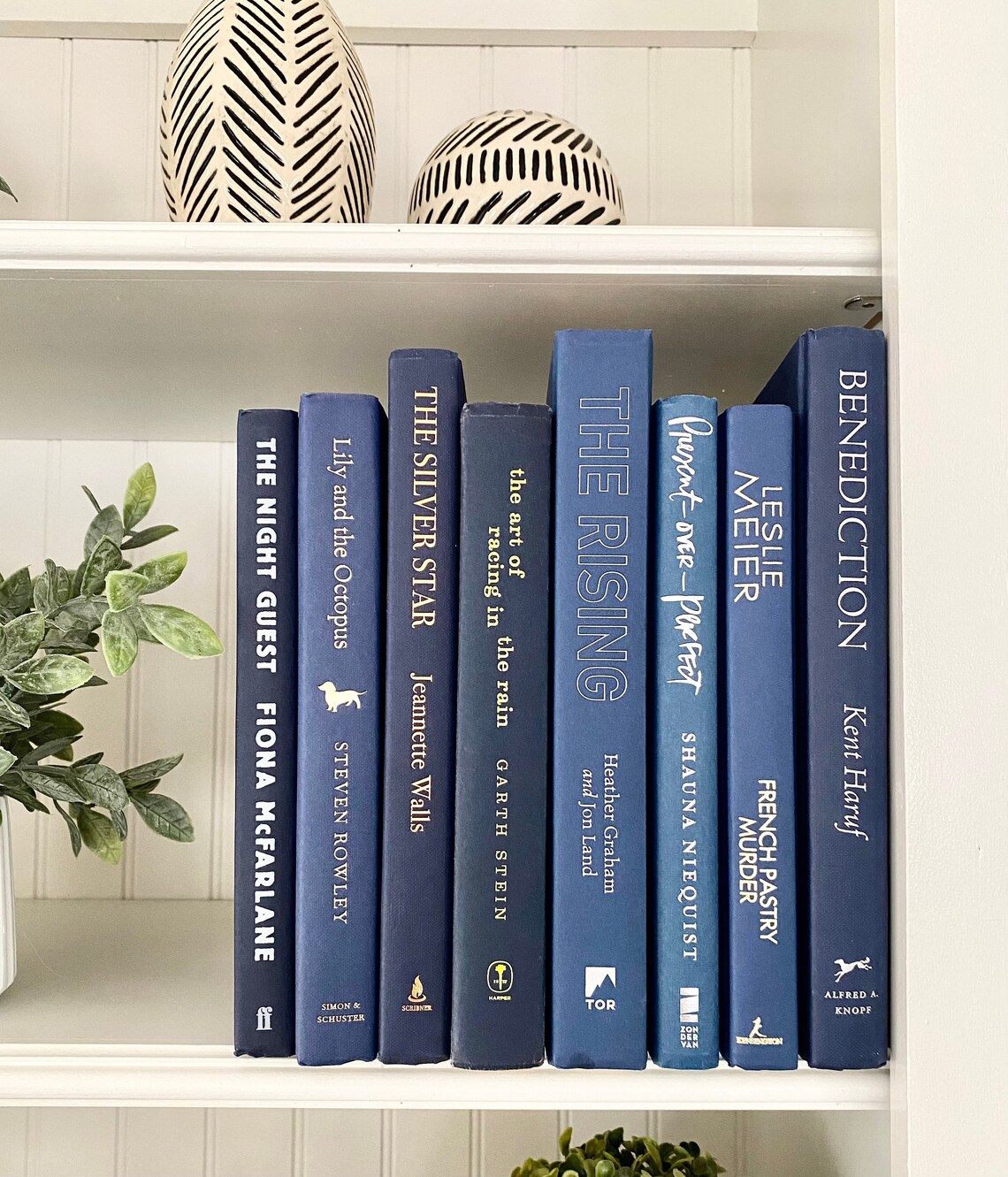 Blue Navy French Blue Books, Decorative Books, Bookshelf Decor, Table ...