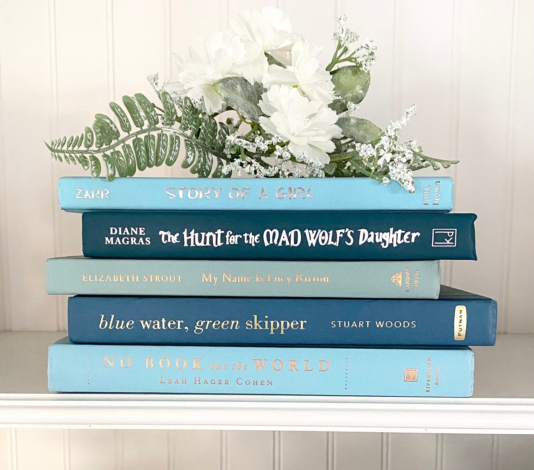 Decorative Books Bookshelf Decor Modern Book Decor Book for - Etsy