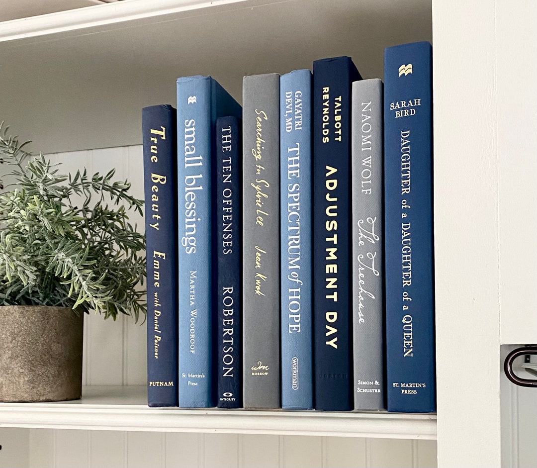 Blue Book, High Quality Staging Books Home Decor, Decorative Books ...