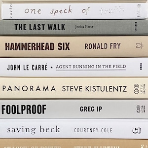 BESTSELLER Used Books for Decor Bookshelf, Neutral Book Bundle ...